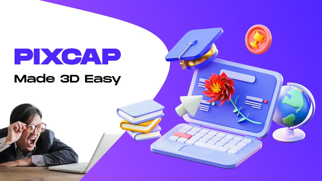 Mengenal Pixcap, Website untuk Dapatkan Ilustrasi 3D Gratis